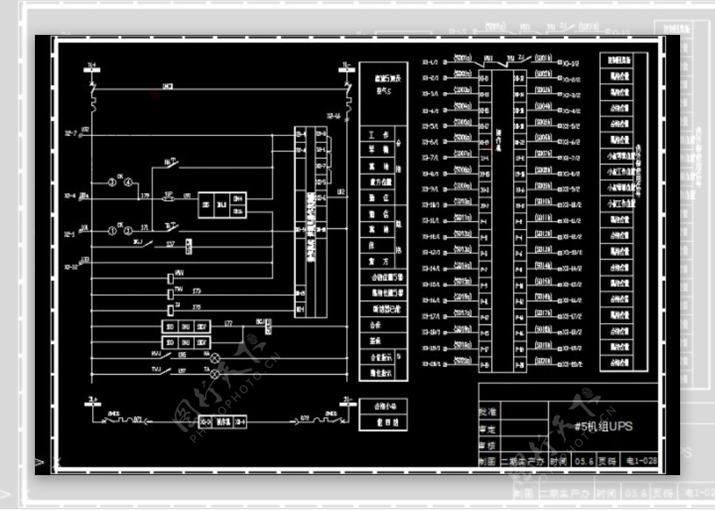 6KV变压器差动接线图CAD图纸图片素材-编号01140374-图行天下