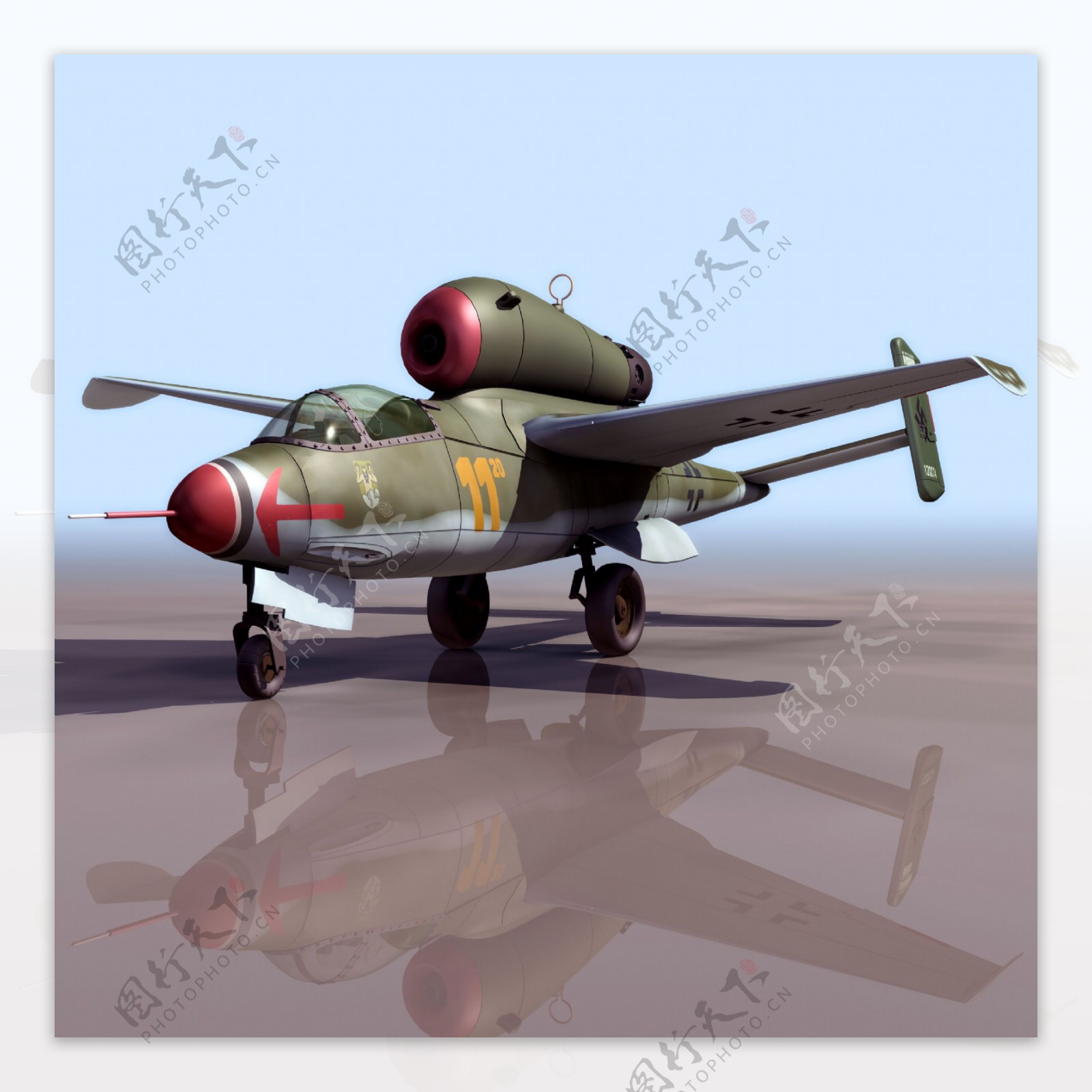 HE162飞机模型039图片素材-编号01471644-图行天下