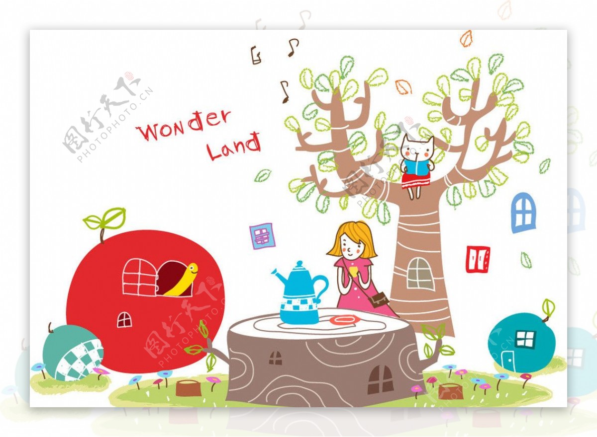 卡通画图片素材-编号08005594-图行天下