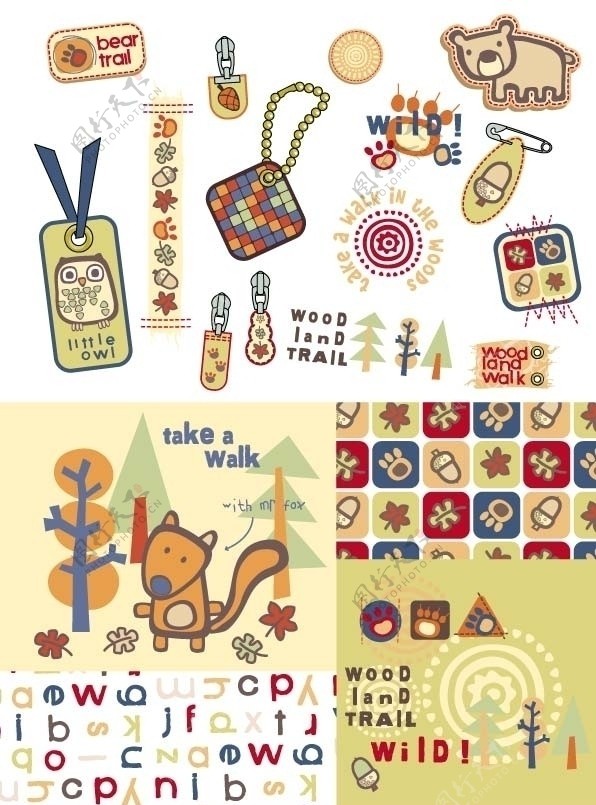 卡通图案图片素材-编号10048474-图行天下