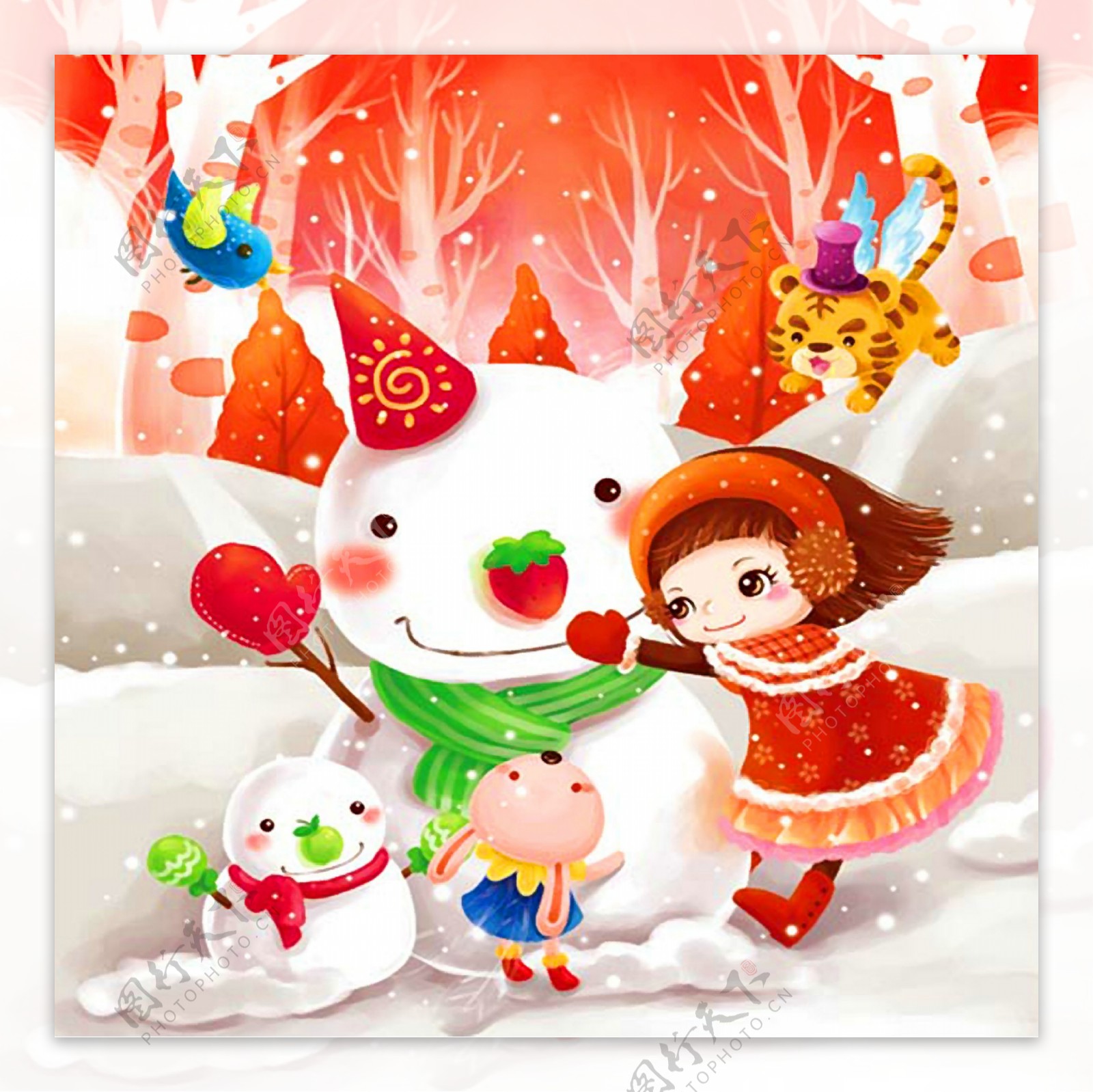 儿童卡通画图片素材-编号10954854-图行天下