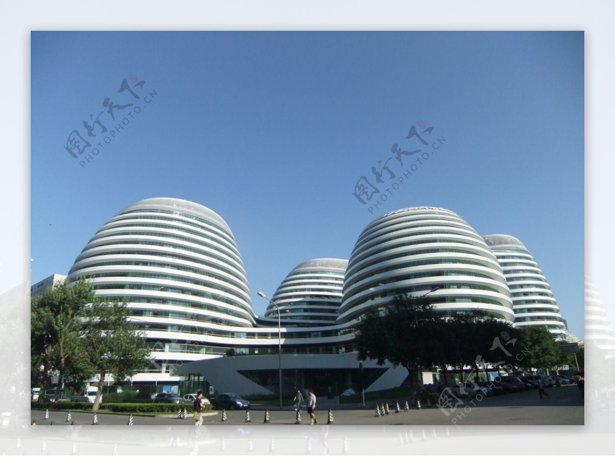 银河SOHO外立面图片素材-编号11534354-图行天下