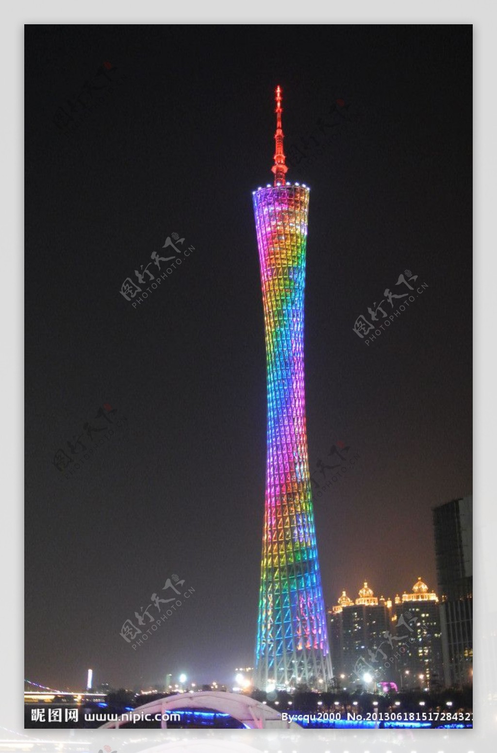 小蛮腰夜景图片素材-编号12034074-图行天下