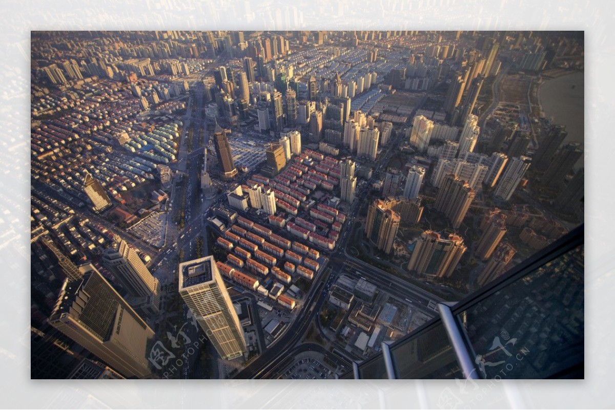 俯视上海图片素材-编号12249694-图行天下