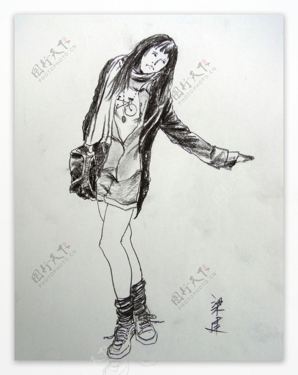 速写图片素材-编号12630424-图行天下