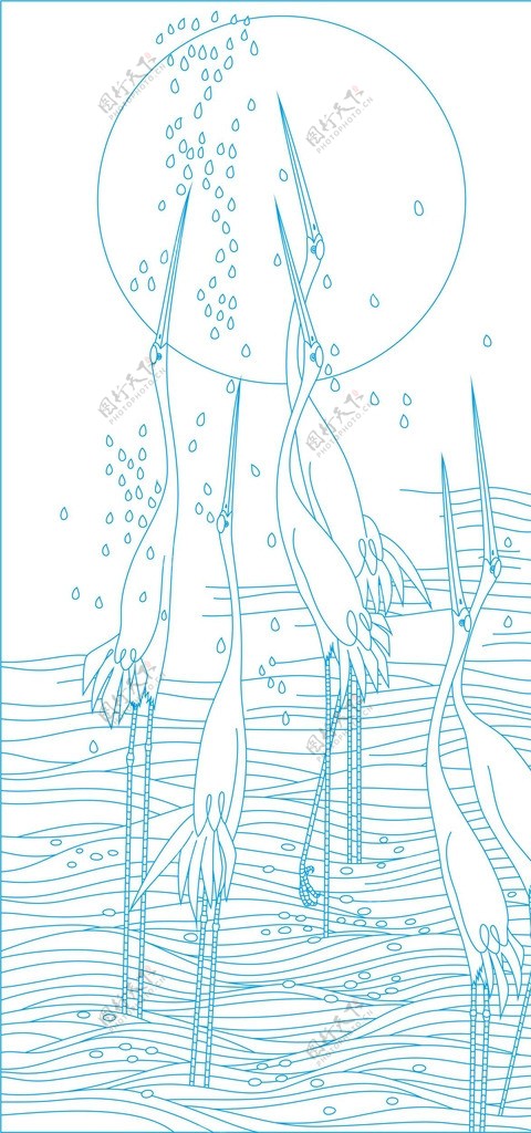 仙鹤图图片素材-编号12639454-图行天下