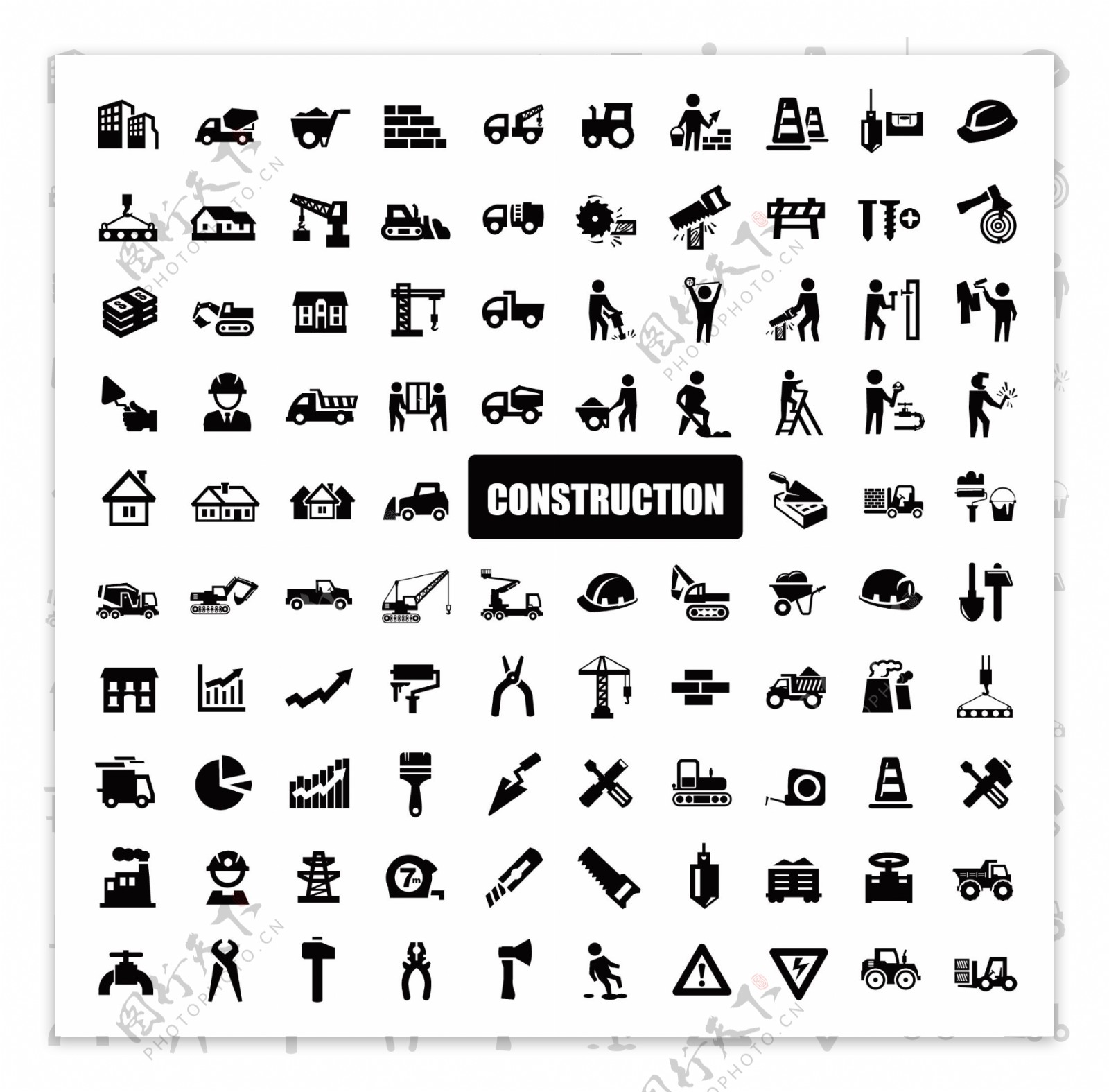 工程建造图标图片素材-编号12714924-图行天下