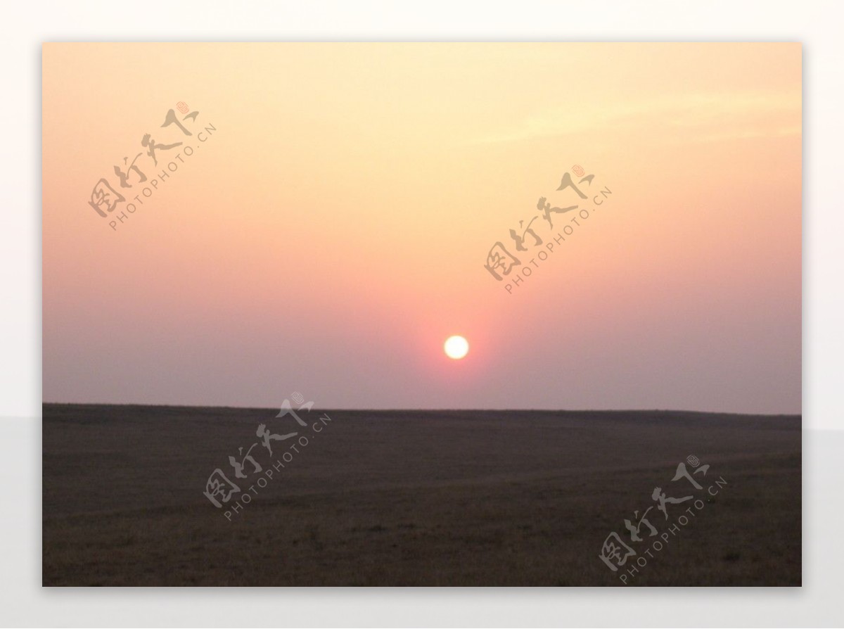 草原太阳图片素材-编号13086344-图行天下