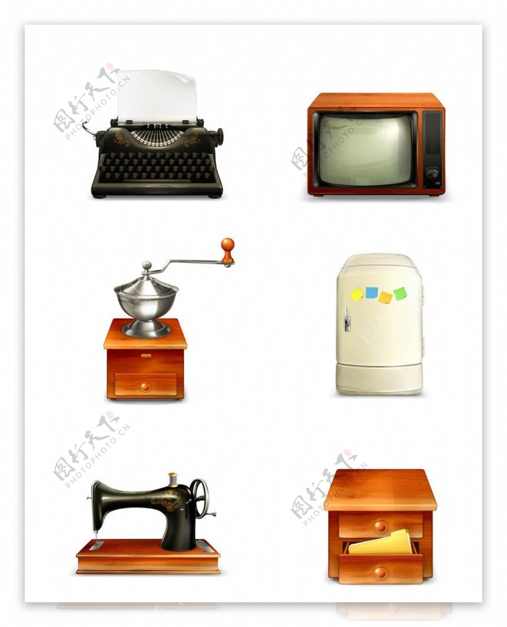 生活用品图标图片素材-编号19222994-图行天下