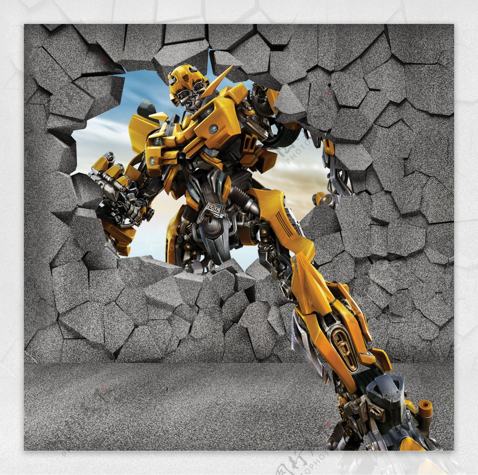 变形金刚大黄蜂图片素材-编号22858874-图行天下