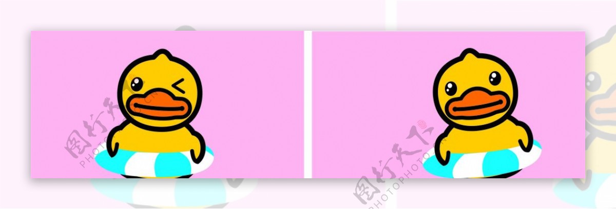 小黄鸭头像设计图片素材-编号23468174-图行天下