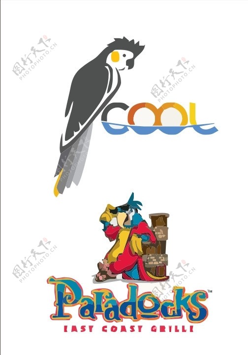 鹦鹉logo图片素材-编号23506504-图行天下