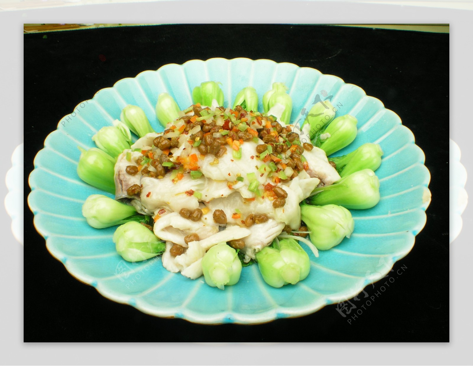 水豆豉爆鲜鱼图片素材-编号24806644-图行天下