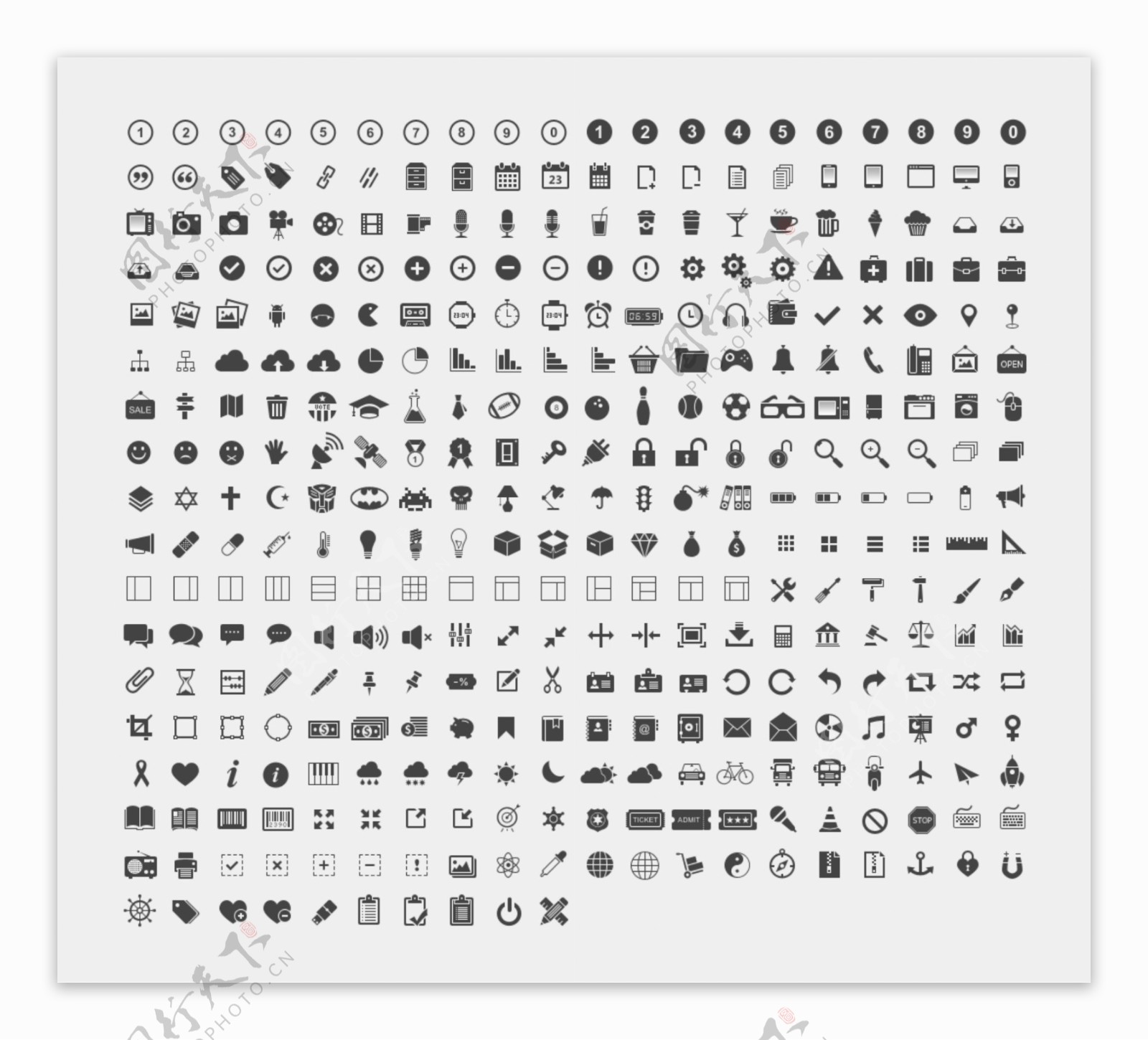 常用icon图片素材-编号25227634-图行天下