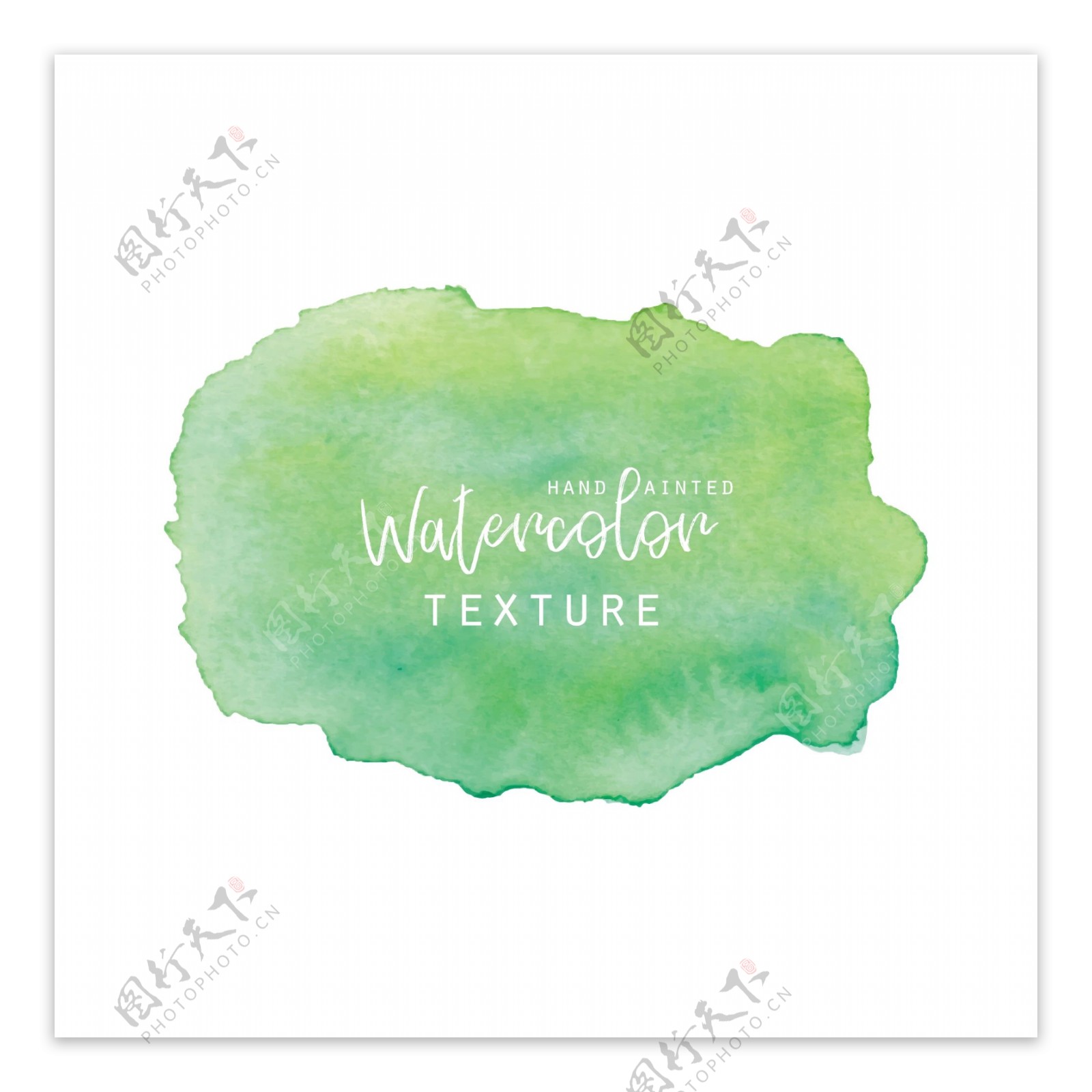 绿色水彩肌理图片素材-编号27980824-图行天下