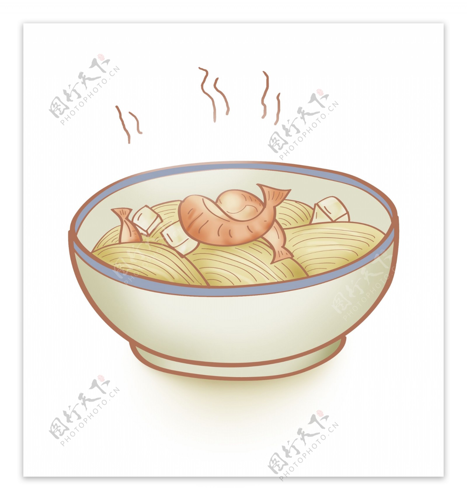 中式餐饮虾仁海鲜面图片素材-编号32285344-图行天下