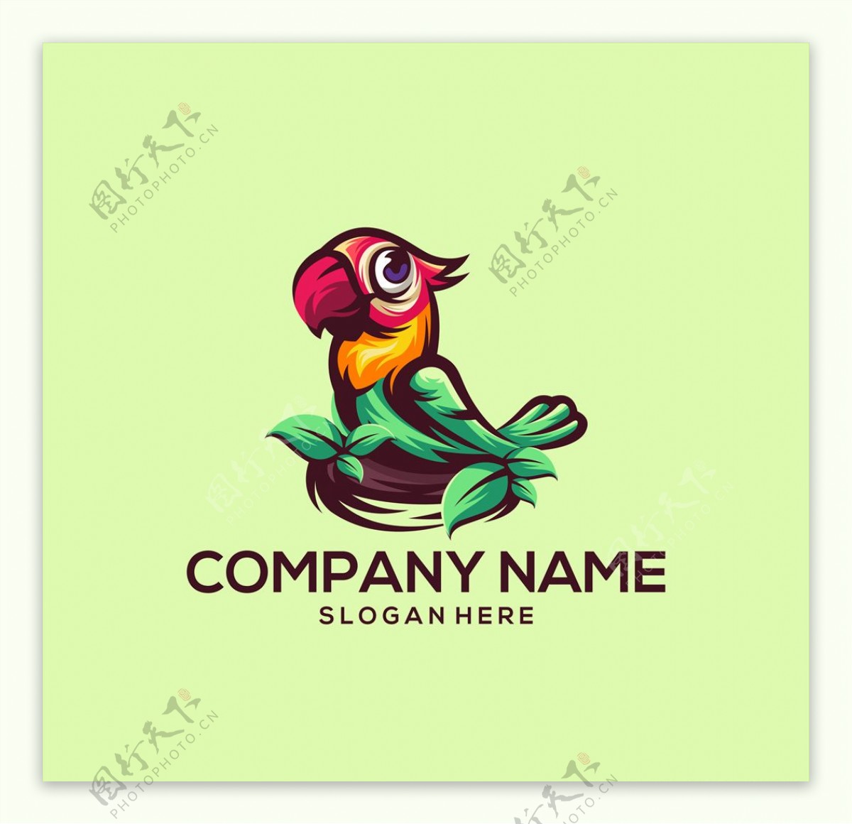 鹦鹉LOGO图片素材-编号36098724-图行天下