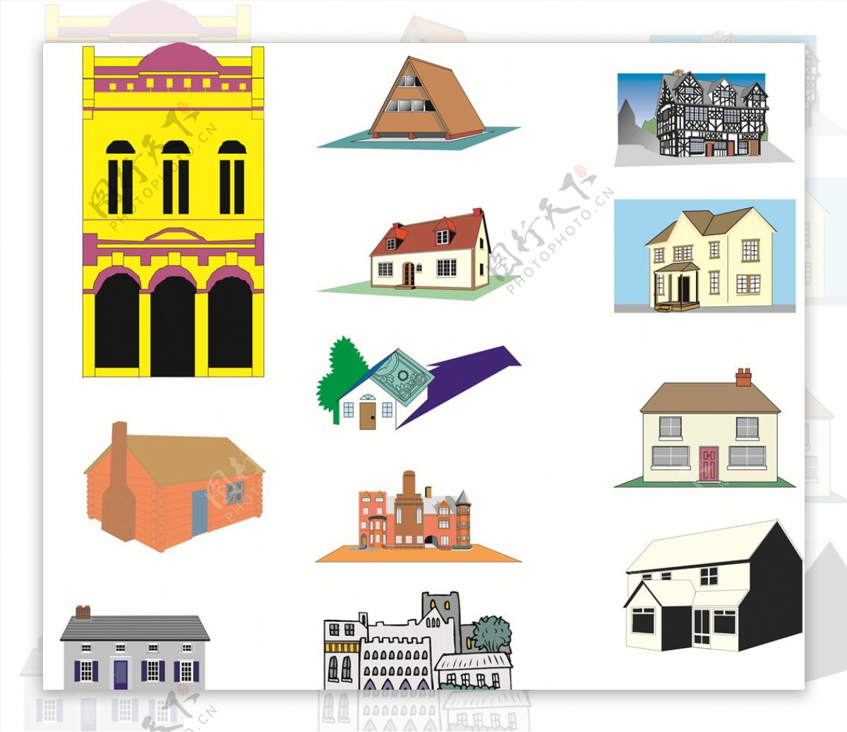矢量房子图片素材-编号37315794-图行天下
